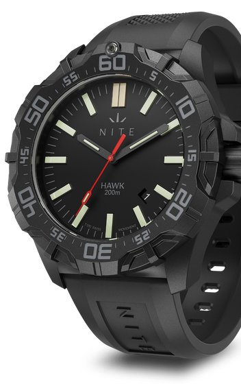 NITE HAWK - All-Terrain Military Watch – NITE Watches UK