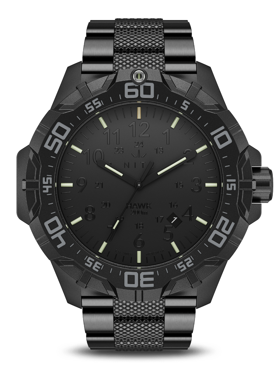NITE HAWK - All-Terrain Military Watch – NITE Watches UK